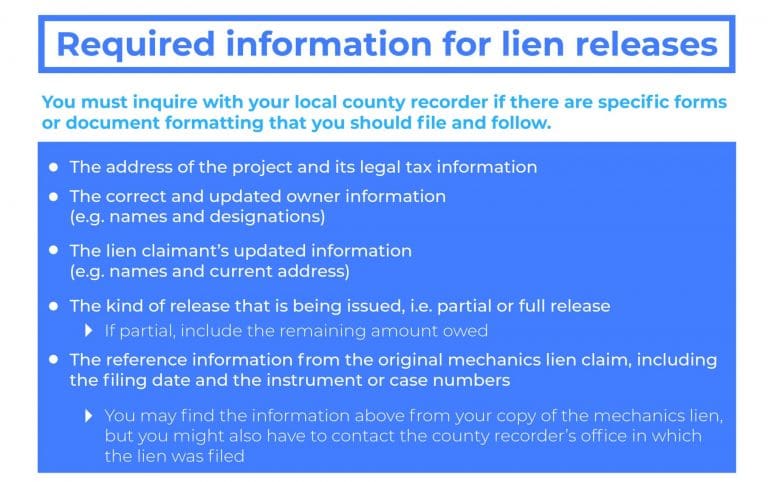Lien Release 101: Canceling Construction Mechanics Liens - Handle