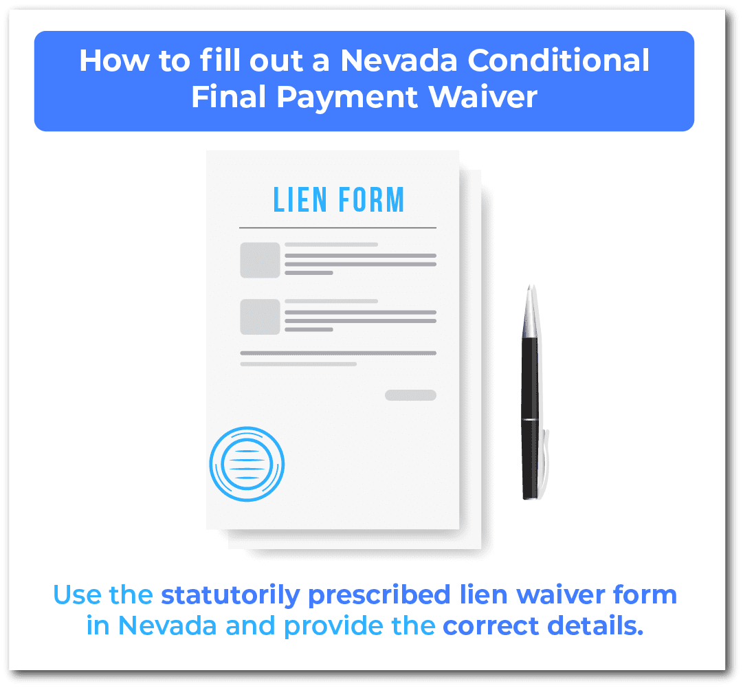 Nevada Conditional Final Payment Waiver: Complete Guide to Sending - Handle
