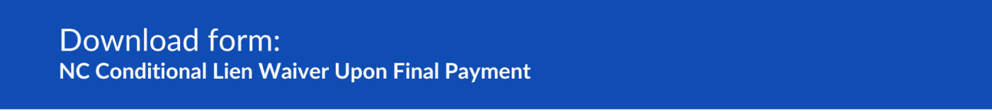 NC Lien Waivers: Templates and Guide - Handle